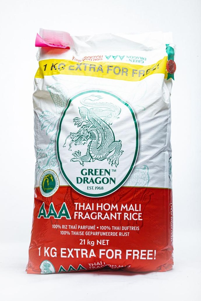Green Dragon Pandan Perfumed Rice AAA 20 kg/Bag *Promo* | FoodAsia Belgium